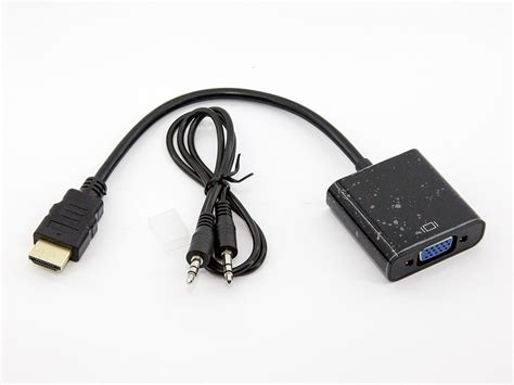 HDMI - VGA Переходник HDMI на VGA конвертер адаптер ХДМИ в ВГА ...