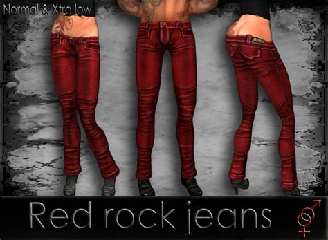 Poison: Red rock jeans