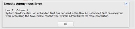 visual workflow how to fix an unusual error from a flow that is