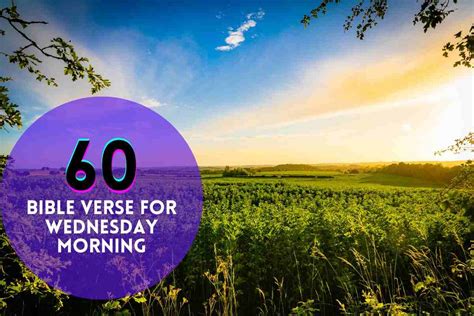 Powerful Bible Verse For Wednesday Morning Bible Verses Of The Day