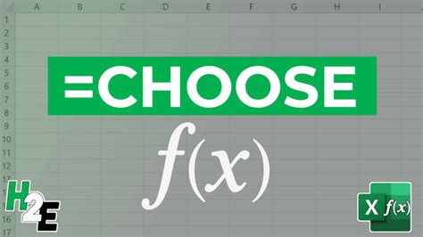 How To Use The Choose Function In Excel A Comprehensive Guide