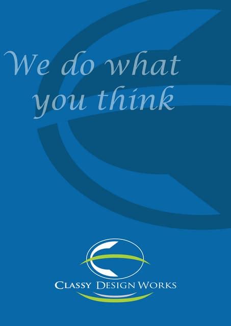 Prospectus Of Classy Design Works Pdf