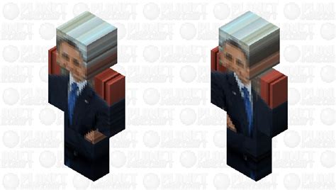 Barack Obama By Ironplsx128 Bedrock Only Minecraft Skin