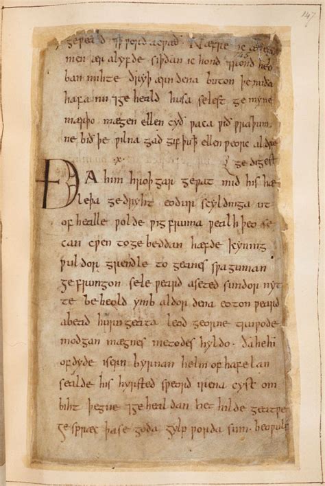 Hwæt Beowulf Online Medieval Manuscripts Blog Beowulf Medieval