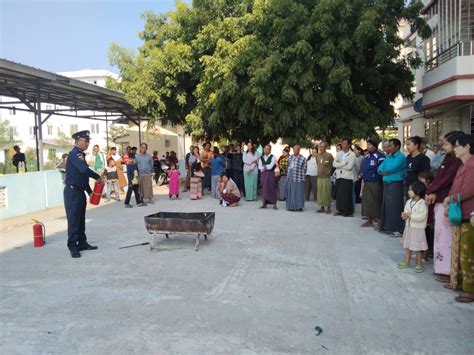 ရွှေဘိုမြို့ ရန်ကြီး အောင် ဝန်ထမ်းအငှားအိမ်ယာတွင် မီးဘေးအန္တရာယ်ကြိုတင