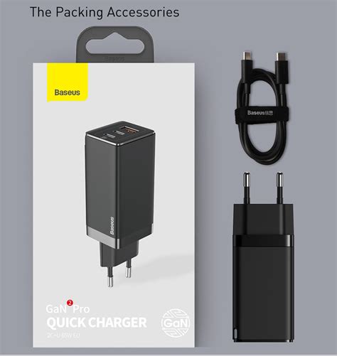 Baseus GaN2 Pro Quick Charger Black