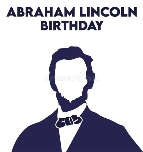 Happy Abraham Licoln Birthday February 12 Editorial Image