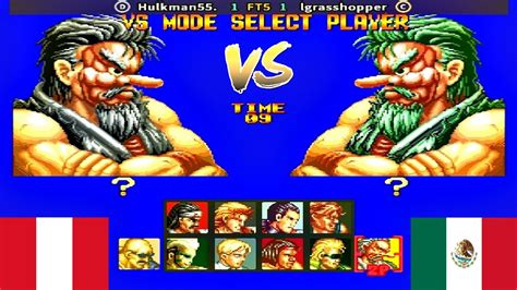 Art Of Fighting Hulkman55 Vs Lgrasshopper Ft5 Youtube