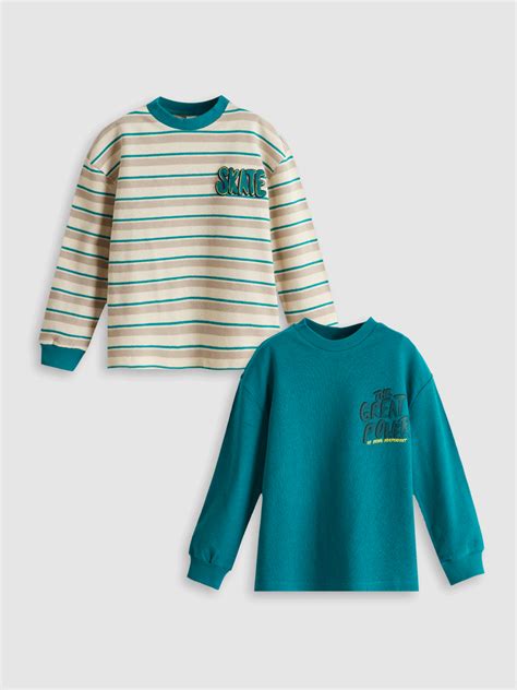 Lc Waikiki Футболка для хлопчиків з круглим вирізом горловини та