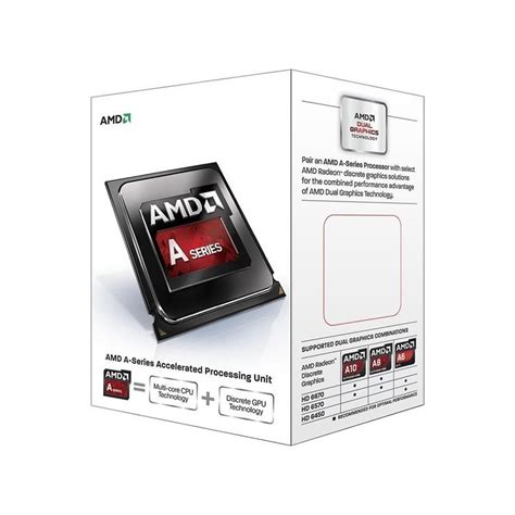 Amd A8 7650k Processor Box Soc Fm2 95w Radeon R7 95w Tichý