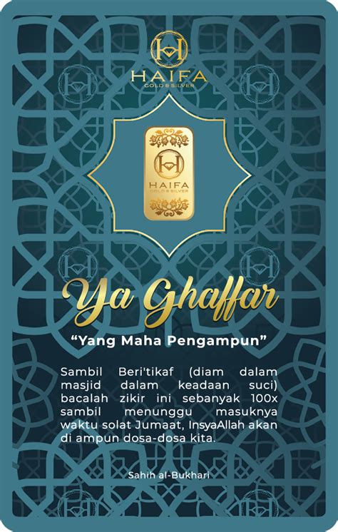 Ya Ghaffar Haifa Gold And Silver