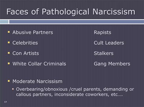 Narcissistic Personalities: Identifying them, understanding them, relating to them | PPT