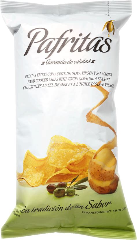 Картофельные чипсы Pafritas с морской солью 140 г (8436004743018 ...