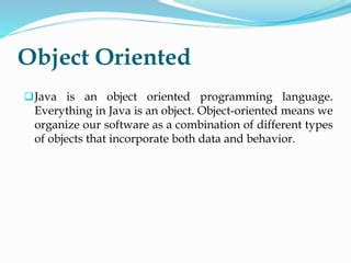 JAVA FEATURES | PPT