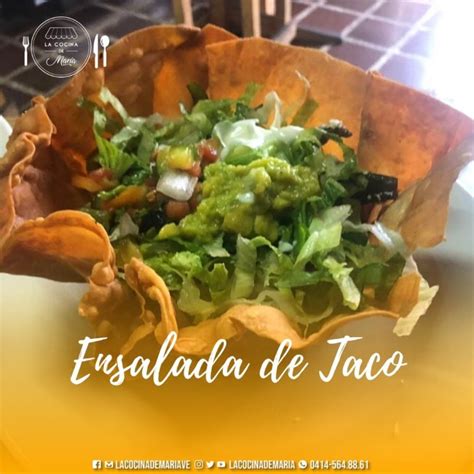 Restaurante La Cocina De María ¿ya Probaste Nuestra Ensalada De Taco