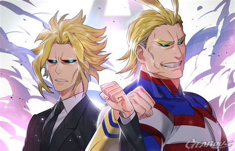 Toshinori Yagi And All Might Epic My Hero Academia Hd Wallpaper By Gearous 1920x1242