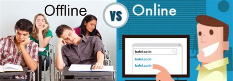 Offline Vs Online Class Bafel