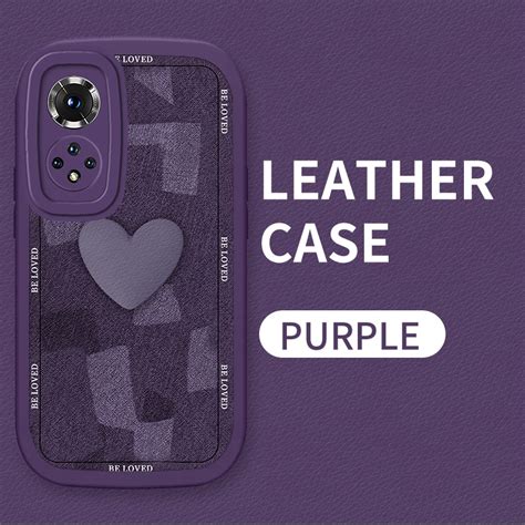 Purple Leather Casing For Huawei Nova 13 12i 12 11 11i 12s 9 7i 7 Se