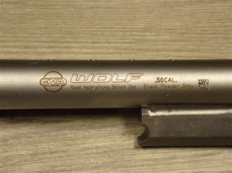 CVA Wolf V2 .50 Muzzleloader Barrel 24 inch Silver New Take OFF | #4641918733