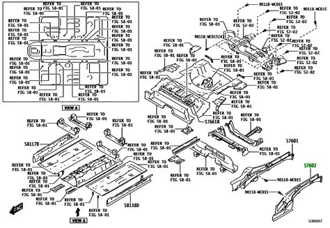 Buy Genuine Toyota 57602wc020 57602 Wc020 Member Sub Assy Rear Floor