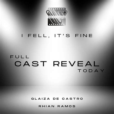 Wide Exciting News The Full Cast Of I Fell Its Fine Is Set To Be