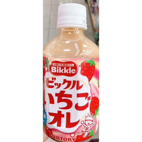 【亞菈小舖】日本零食 三得利 Bikkle 草莓乳酸菌風味飲料 280g【優】 蝦皮購物