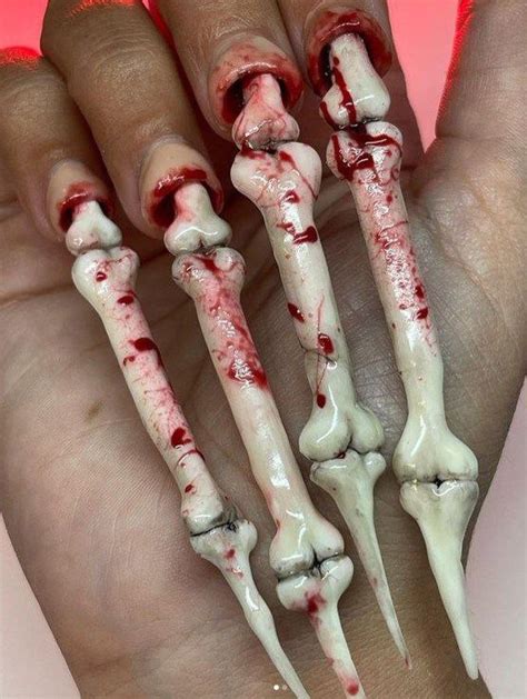 مدل ناخن گریم مخصوص هالووین