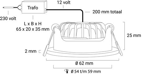 Mini Led Inbouw Spot Dimbaar Watt Lumen Wit K