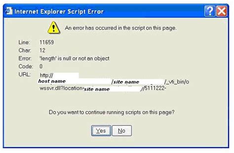 Nicholas Bisciottis Blog Sharepoint V3 Error Ie Script Error When