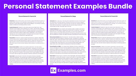 Personal Interest Examples