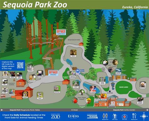 Sequoia Park Zoo Map Eureka