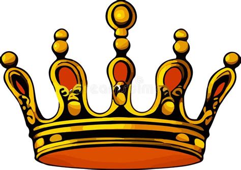 Crown Symbol On White Background Stock Vector Illustration Of Jewelry
