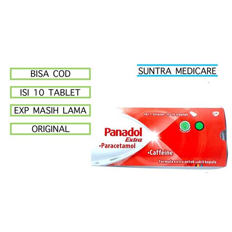 Jual Panadol Extra Isi 10 Tablet Shopee Indonesia