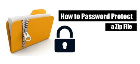 How To Password Protect A Zip File Tech News Smartzworld