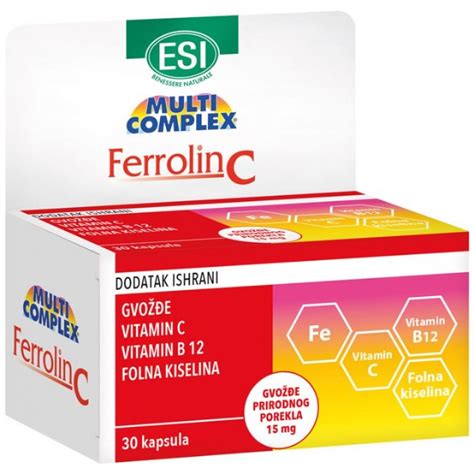 Ferrolin C Kapsule A30 On Line Apoteka Janković