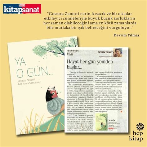 Burcu Yilmaz ‘ın çevirdiği Ya O Gün Devrim Yılmazın Kaleminden 🪺 Bade Baran