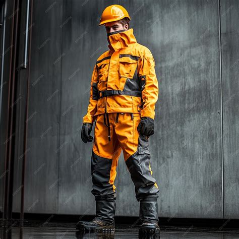 Waterproof Fabric Used In Protective Work Gear Premium Ai Generated Image