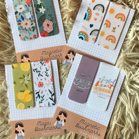 2pcs Magnetic Bookmarks 1 X 25 Inches Glittered Lazada Ph