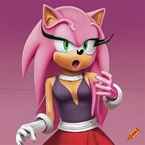 Popstar Amy Rose Album Cover On Craiyon
