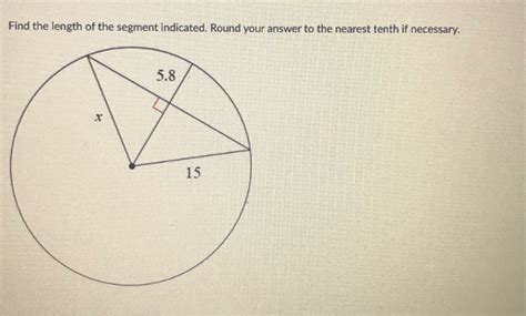 answered find the length of the segment… bartleby