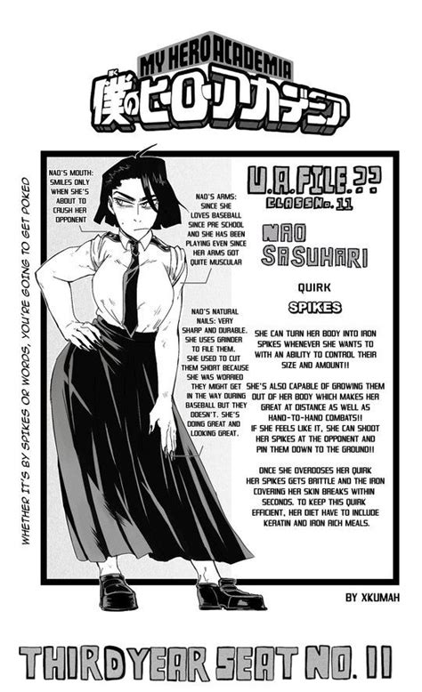 Tweets Con Contenido Multimedia De Class Zero A Bnha Oc Zine