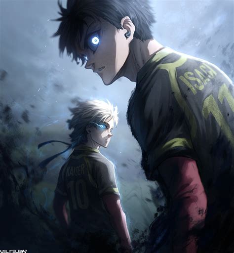 Kaiser X Isagi Fotos Animes Olhos De Anime Desenhando Esboços