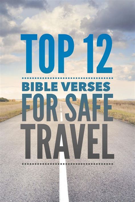 Top 12 Bible Verses For Safe Travel Artofit