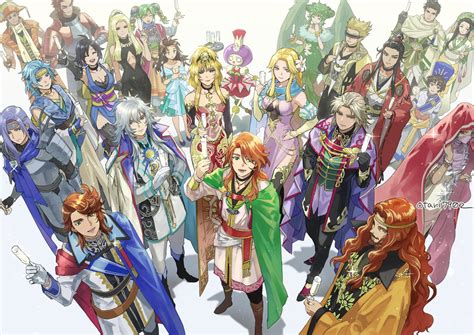 Indesign Azami Saga Protagonist Romancing Saga 2 Romancing Saga