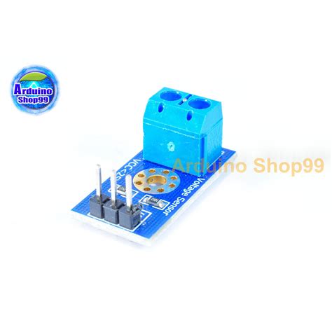voltage detection module โมดูลวัดแรงดันไฟฟ้า 0 25 โวลต์ shopee thailand