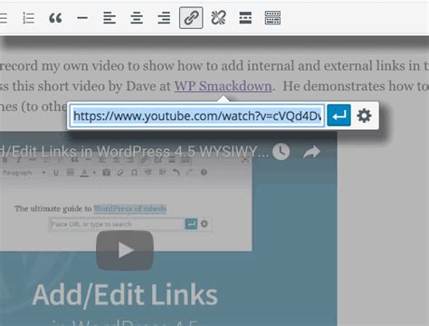 New Link Editing Tool In Wordpress Realbasics