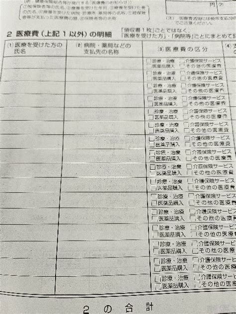 医療費の領収証を見つけて てくわく Blog
