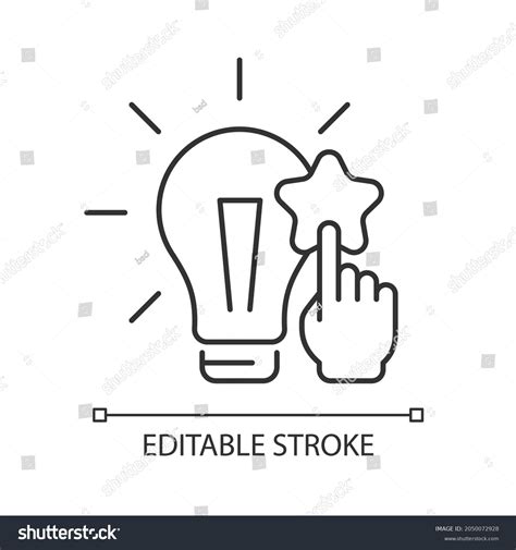 Fact Analysis Evaluation Linear Icon Split Stock Vector Royalty Free