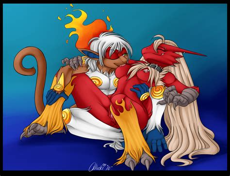 Rule 34 Blaziken Breasts Couple Female Infernape Male Nude Piercing