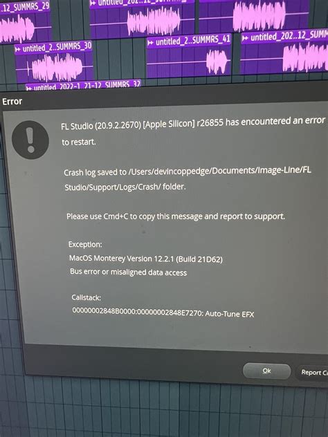 Why Do I Get This Error When Saving The Song As A Zipped Loop Package